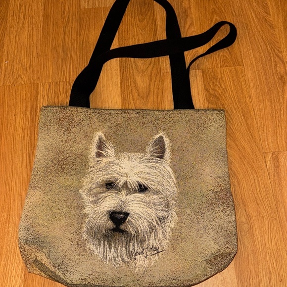 Vintage | Bags | Vintage 9s Robert J May Dog Tote Bag Grandpa Core ...